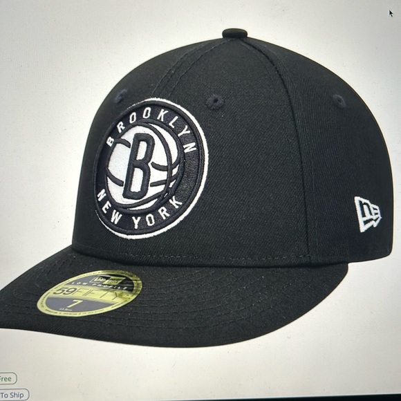 New Era | Accessories | Mens Brooklyn Nets New Era Black Team Low ...